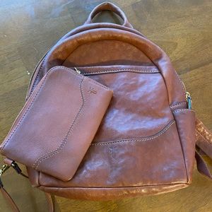 Frye | Bags | Frye Kayla Knotted Backpack Nutmeg Leather Nwot Retails ...